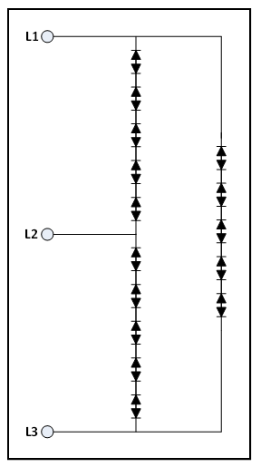 THREE PHASE SELENIUM SURGE SUPPRESSOR, P/N 5922C | CEHCO